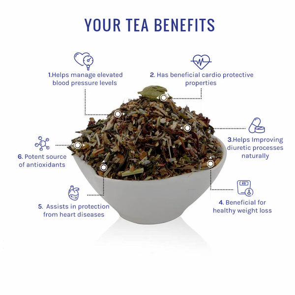 High Blood Pressure Tea- Inner Peace Potion | fresh organic herbal tea